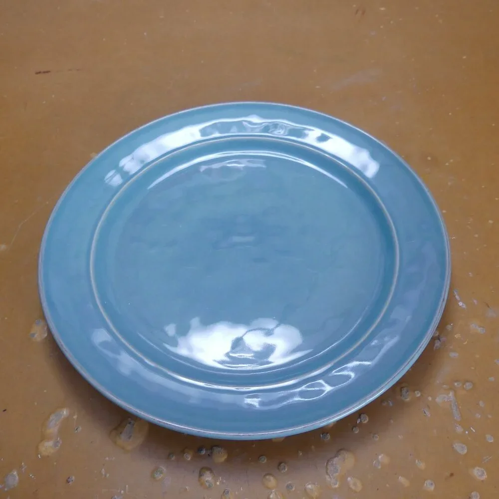 Pottery Barn | Dining | 4 Pottery Barn Cambria Turquoise Blue Dinner ...